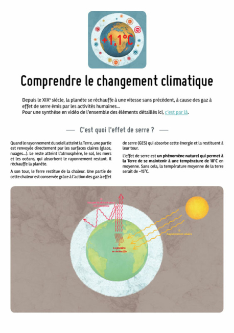 Fiche péda - Comprendre le changement climatique - Sentinelles